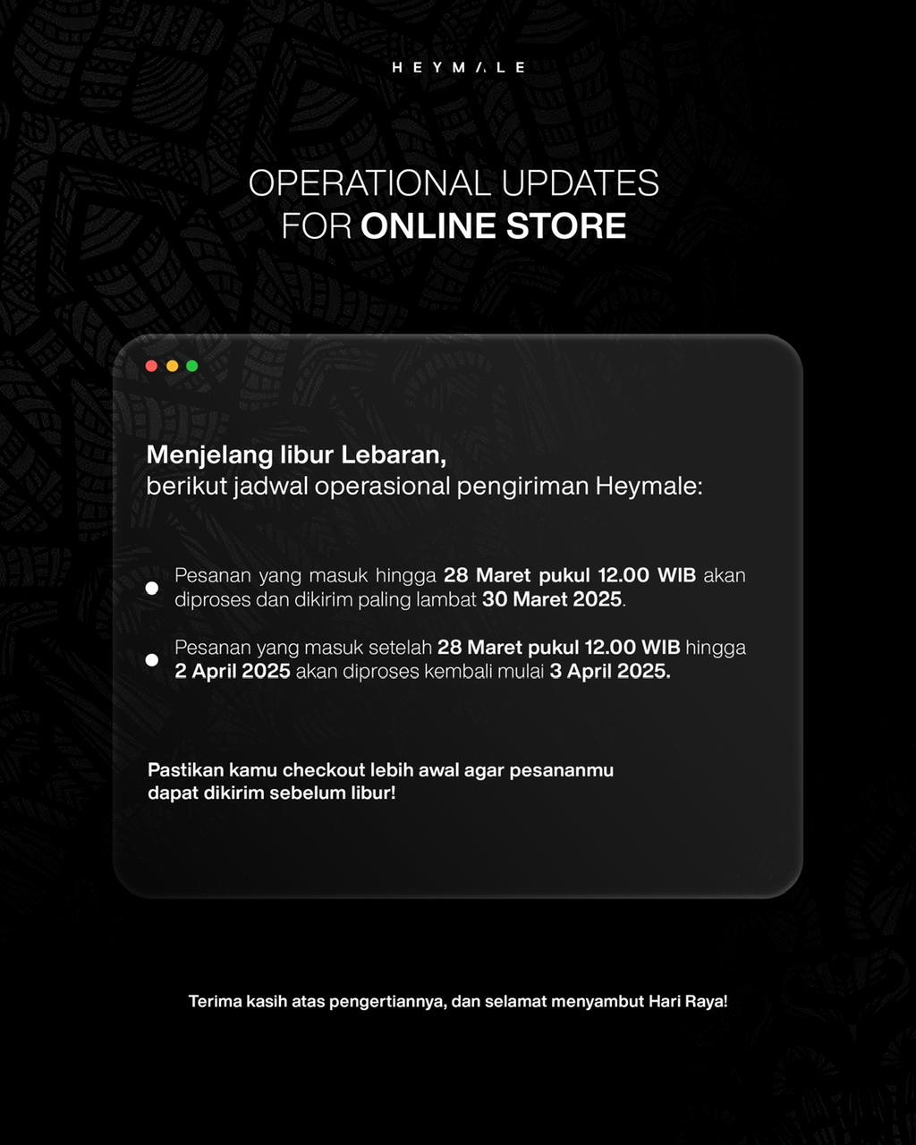 HEYMALE - BASIC CLUB